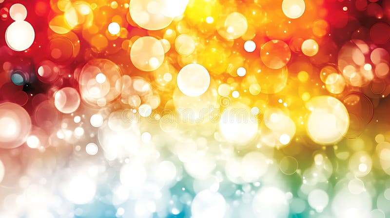 Abstract Colorful Bokeh Lights Background Image Stock Photo - Image of ...