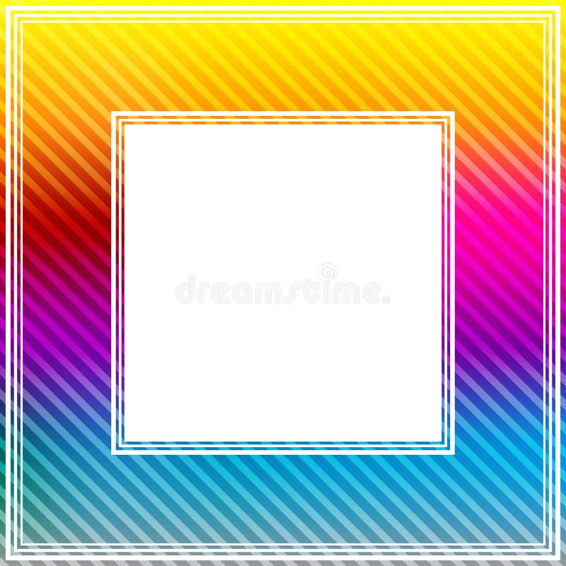 Abstract colorful border stock illustration. Illustration of background ...