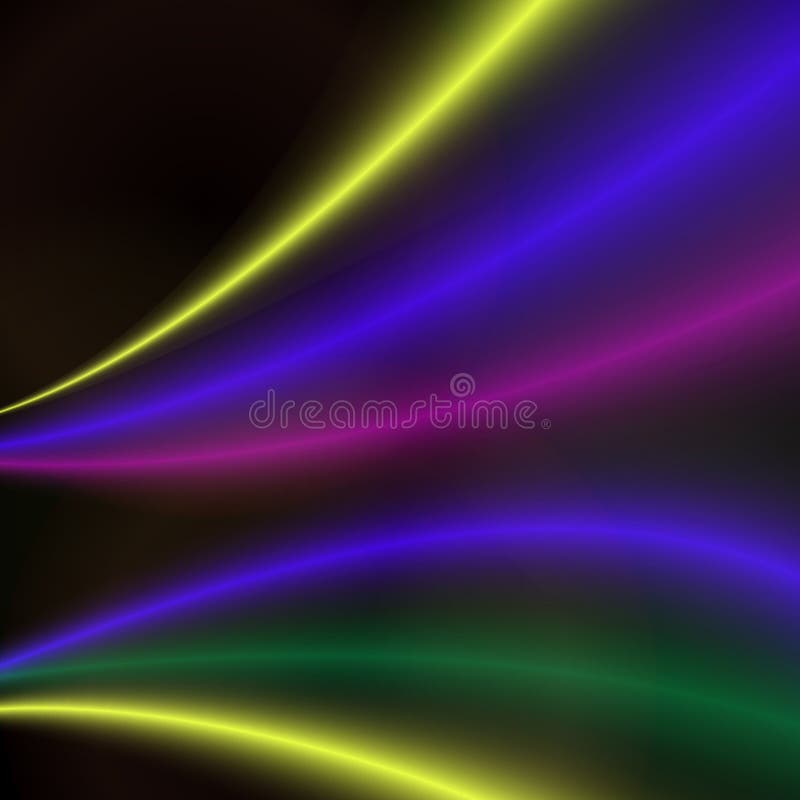 Abstract Colorful Bright Wave Design. Stock Vector - Illustration of ...