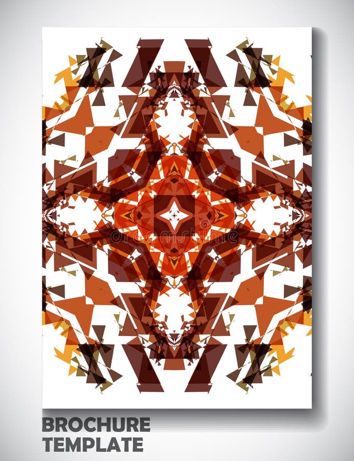 Abstract Colorful Brochure Template Stock Vector - Illustration of ...