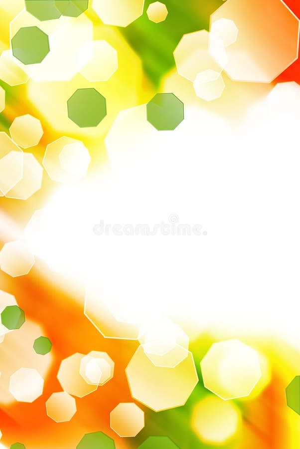 Abstract Colorful Bubble Shape Border Stock Illustration - Illustration ...
