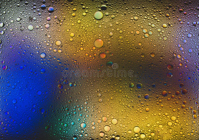 Abstract Colorful Bubbles. Freeze Motion of Color Dust Particles Splash ...