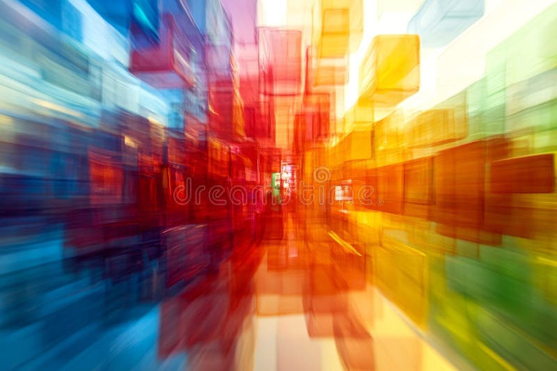 Abstract Colorful Building Blocks Representing Business Concepts Stock ...