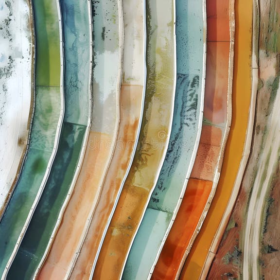 Abstract Colorful Ceramic Glaze Patterns Stock Photo - Image of texture ...