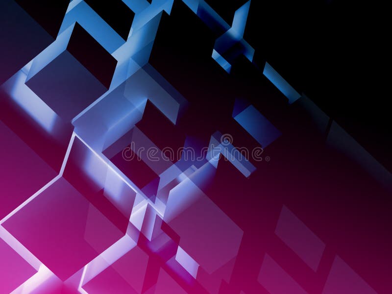 Abstract Colorful Cgi Background, Digital Graphic Stock Illustration ...