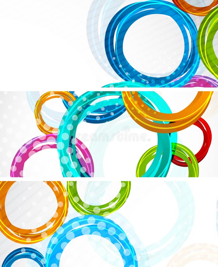 Abstract colorful circle stock vector. Illustration of color - 23169574