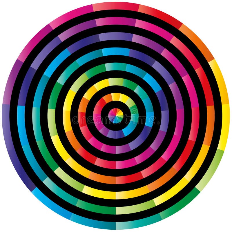 Abstract Colorful Circle Picture. Image: 8046261