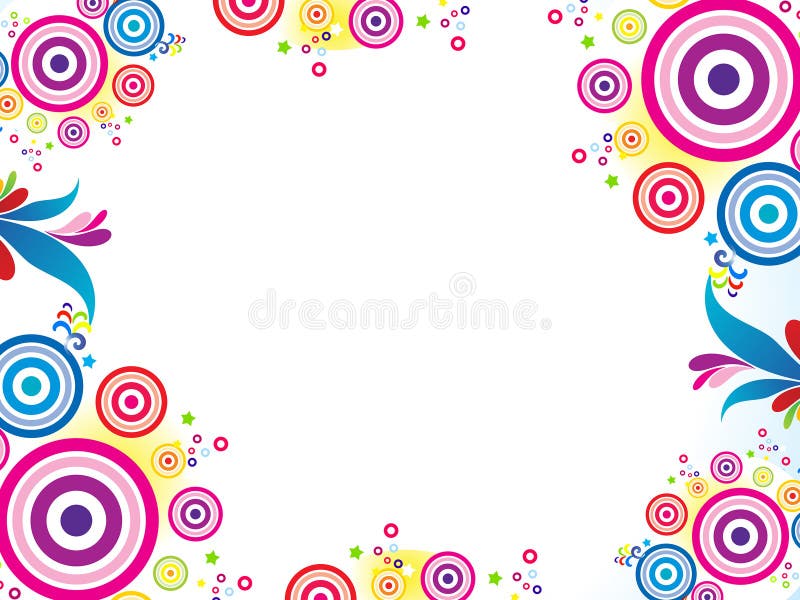 Abstract Colorful Circle Background Stock Vector - Illustration of ...