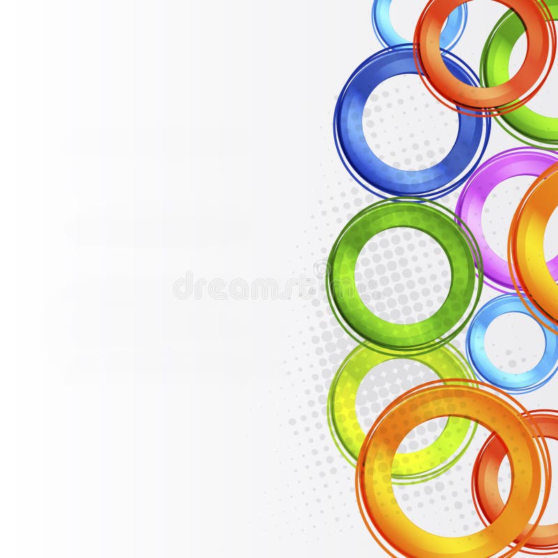 Abstract Colorful Circle Design Stock Vector - Illustration of colorful ...