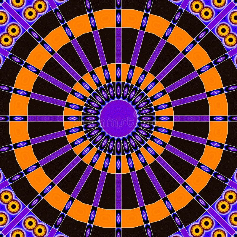 Abstract Colorful Circle Design Geometric Seamless Pattern Background ...