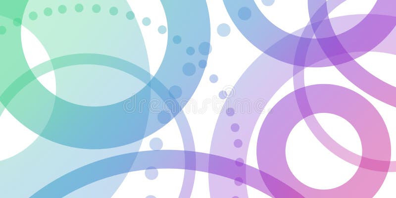 Abstract Colorful Circle Rings Shape in Black Background Stock ...