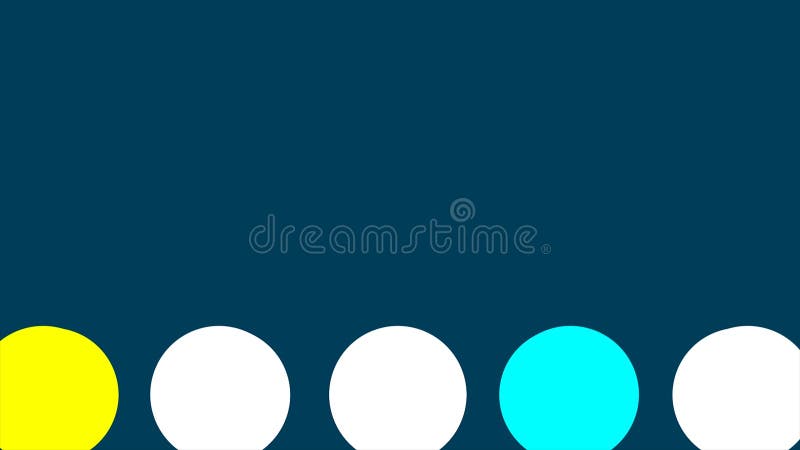 Abstract Colorful Circles Background. 3d Rendering Animation Backdrop ...