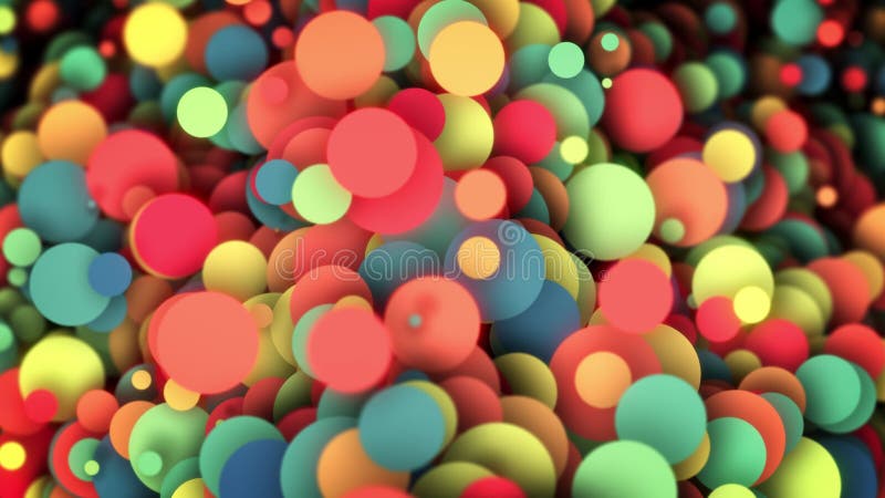 Colorful Circles Kaleidoscope Background Stock Video - Video of banner ...