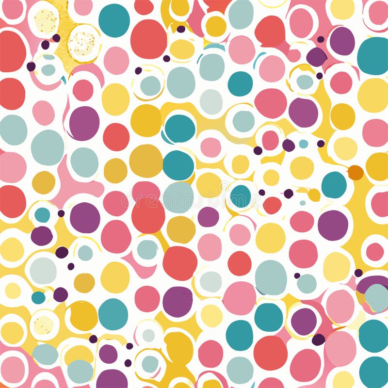 Abstract Colorful Circles Pattern Background - Vector Graphic from ...