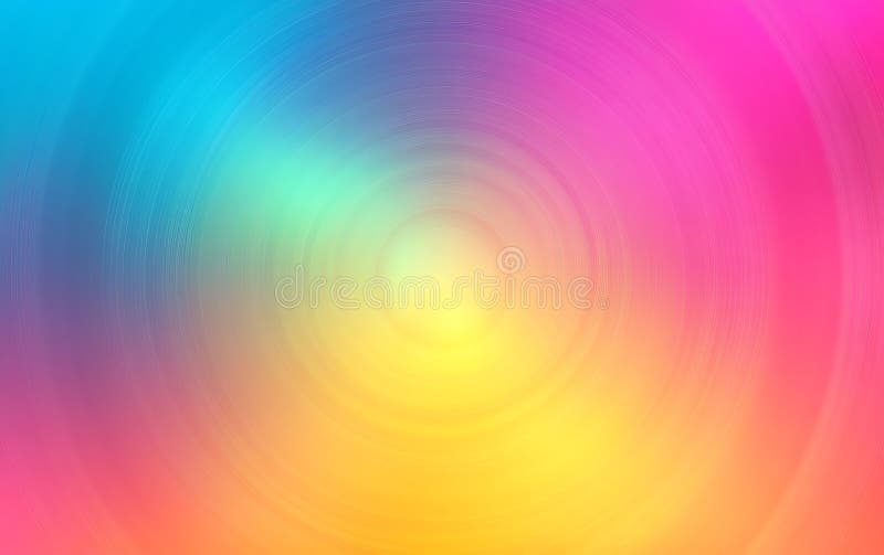Abstract Colorful Circular Gradient Background Blending Vivid Shades ...