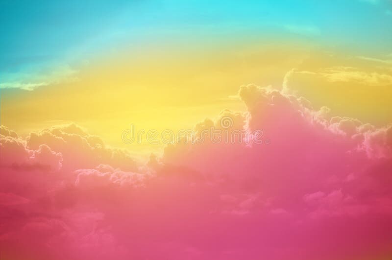 Abstract Colorful Cloud and Sky Background Stock Image - Image of ...