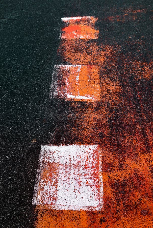 Abstract Colorful Composition on the Asphalt Stock Image - Image of ...