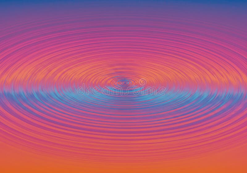 Abstract Colorful Concentric Circles Background Stock Illustration ...