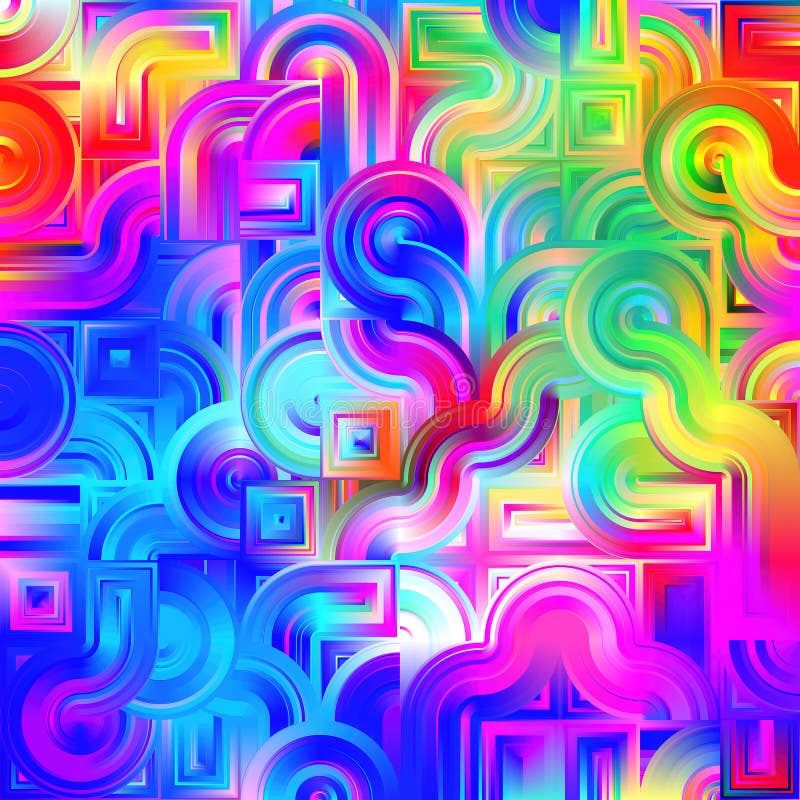 Abstract Colorful Cool Pattern Background Design Stock Illustration ...