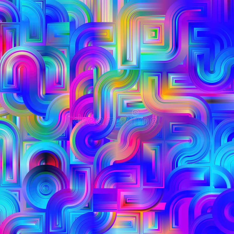 Abstract Colorful Cool Pattern Background Design Stock Illustration ...