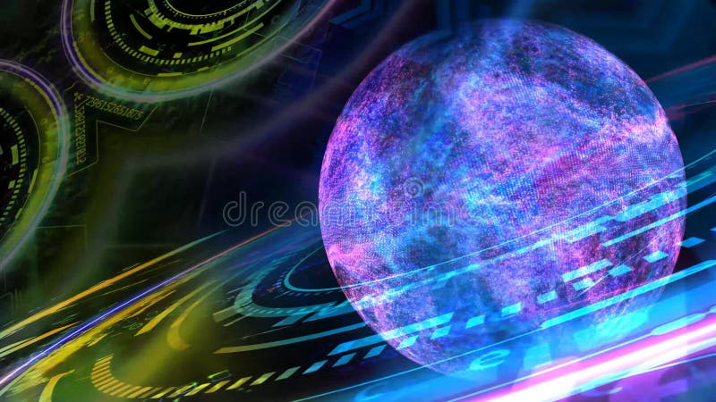 Abstract Colorful Core Explosive Core and Quantum Futuristic Computer ...