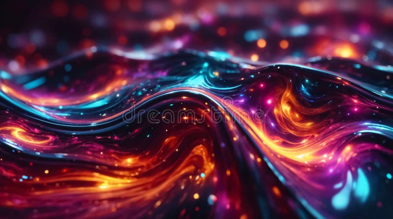 Abstract Colorful Cosmic Nebula Background for Multimedia Creative ...