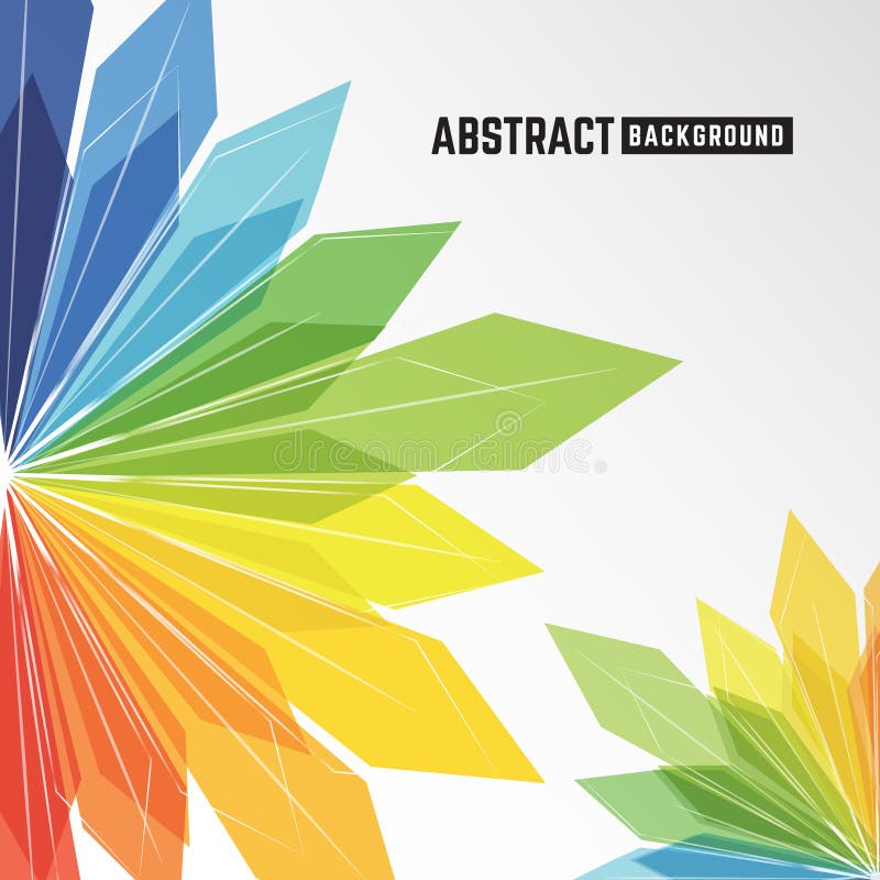 Abstract Colorful Crystal Background Stock Vector - Illustration of ...