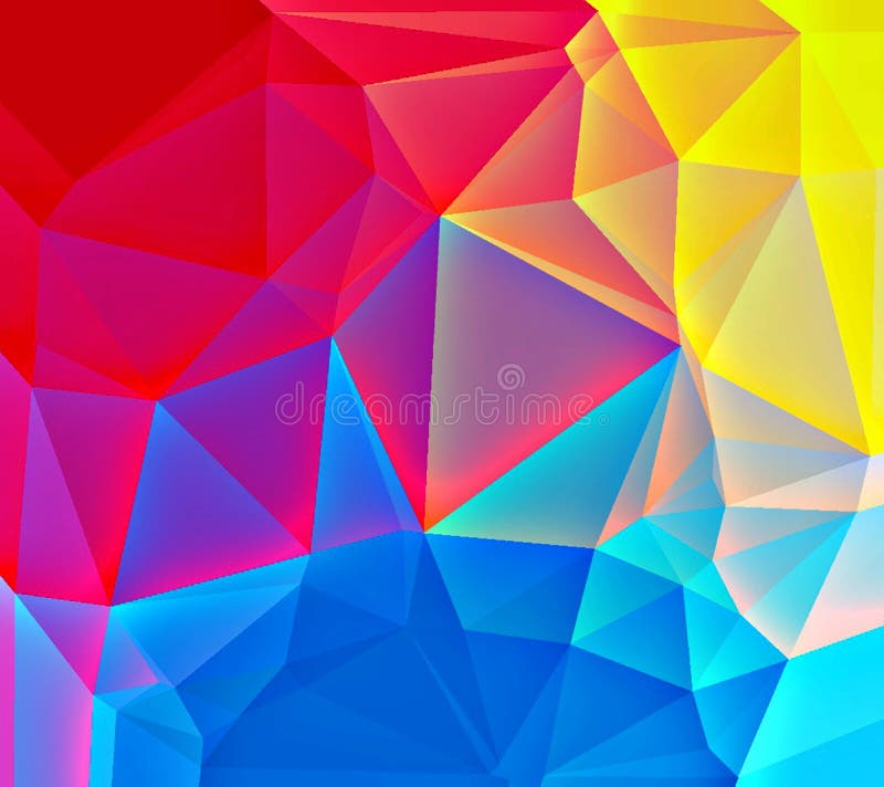 Abstract Colorful Crystallized Background. Stock Illustration ...