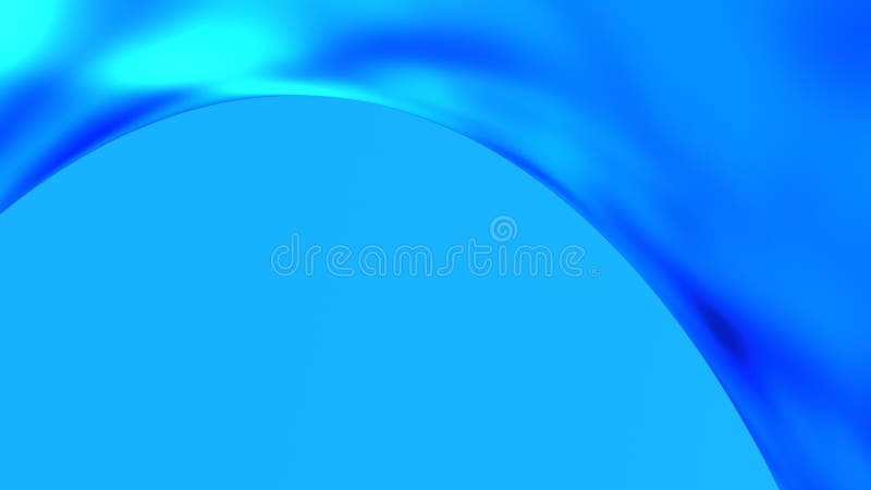 Abstract Colorful 3D Illustration of a Blue Wavy Pattern. 3d Rendering ...