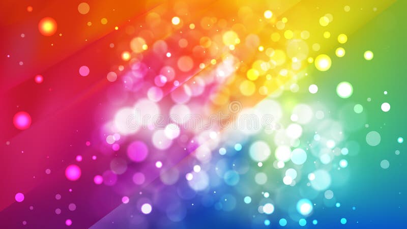 Abstract Colorful Defocused Lights Background Design Stock Vector ...