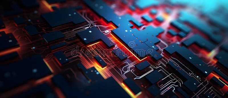 Abstract Colorful Digital Data PC Computer Gaming Wallpaper Background ...