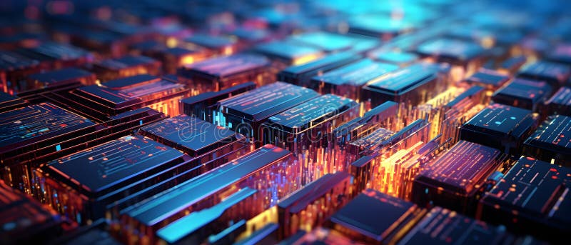 Abstract Colorful Digital Data PC Computer Gaming Wallpaper Background ...