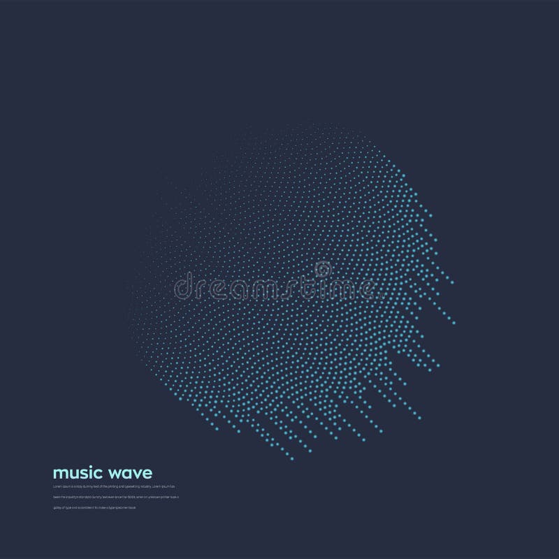 Abstract Colorful Digital Sound Wave. Equalizer. Audio Wave Graph of ...