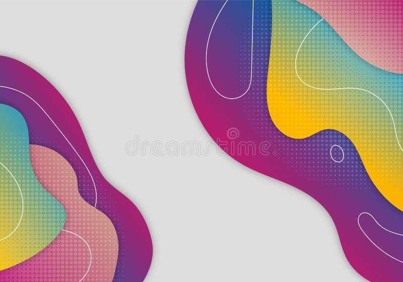 Abstract Colorful Doodles Hand Drawing Template Design. Overlapping ...