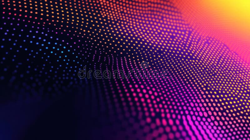 Abstract Colorful Dot Pattern Background - Dynamic Digital Art Stock ...