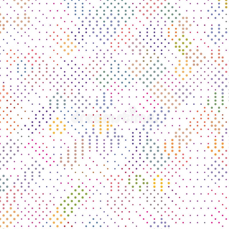 Abstract Colorful Irregular Dots Pattern Vector Background Texture ...