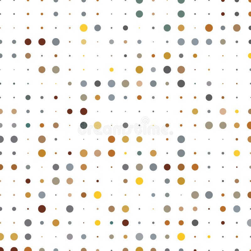 Geometric Neutral Color Style Irregular Classic Dots Pattern Vector ...