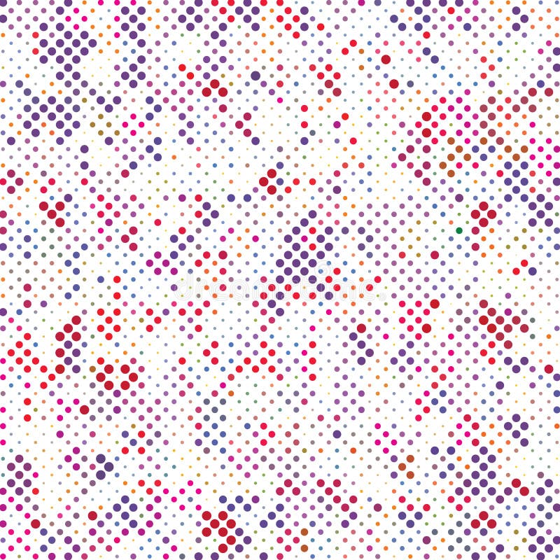 Geometric Abstract Colorful Irregular Dots Pattern Vector Background ...