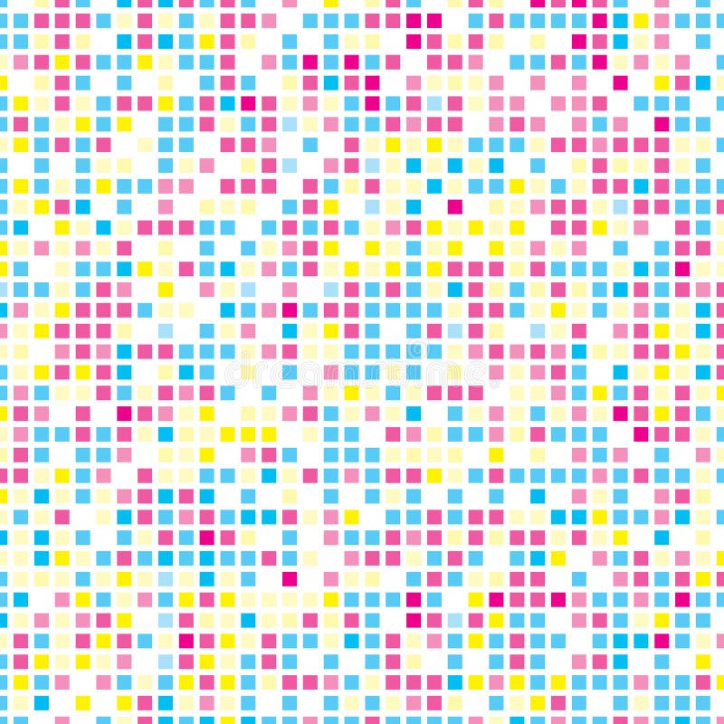 Cmyk square pattern stock illustration. Illustration of background ...
