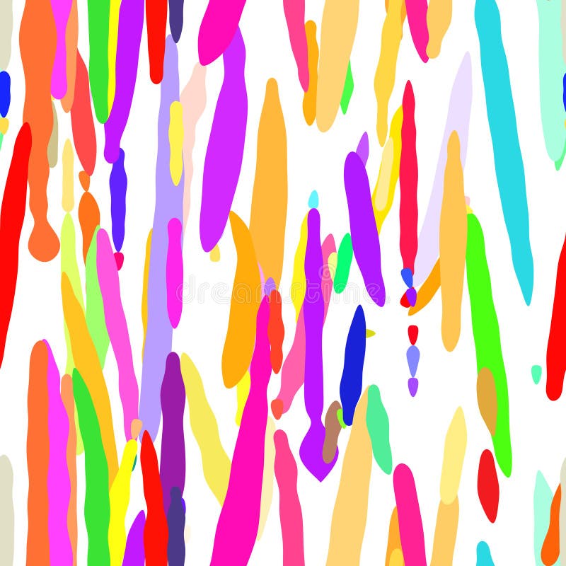 Abstract Colorful Drip Seamless Pattern. Vector Stock Vector ...