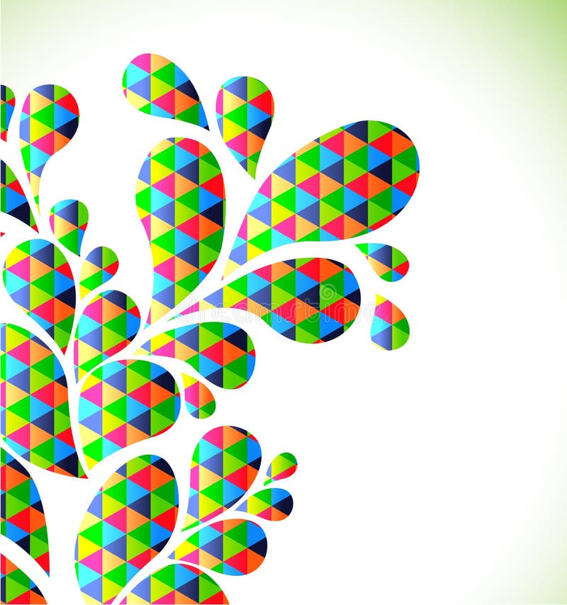 Abstract Colorful Drop Background Stock Illustration - Illustration of ...