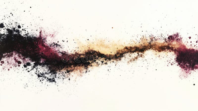 Abstract Colorful Dust Splatter Creating Cosmic Effect Background Stock ...