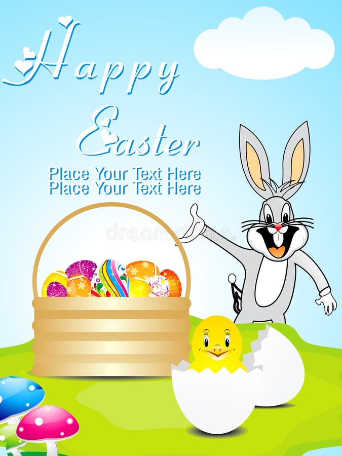 Abstract Colorful Easter Background Stock Vector - Illustration of land ...