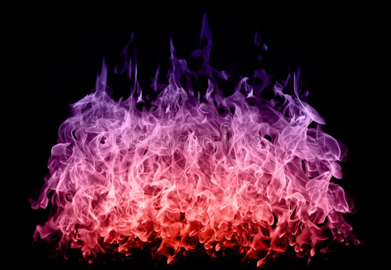 Colorful Fire Flames
