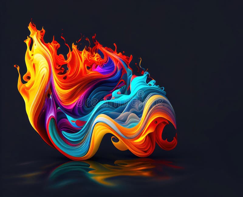 Colorful Flame Logo Design Vector Illustration Stock Illustration ...