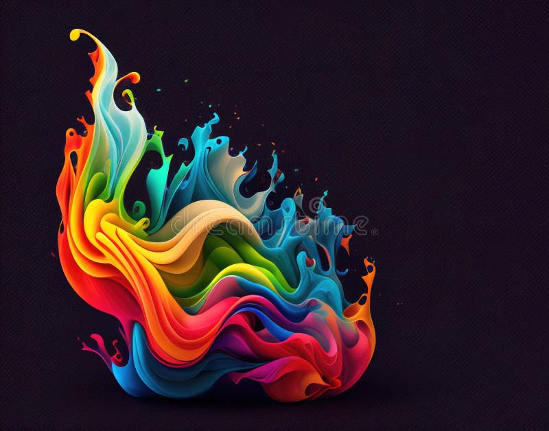 Colorful Flame Logo Design Vector Illustration Stock Illustration ...