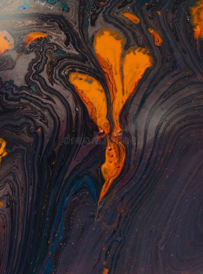 Abstract Colorful Flow Art Painting Pattern Background Stock Photo ...