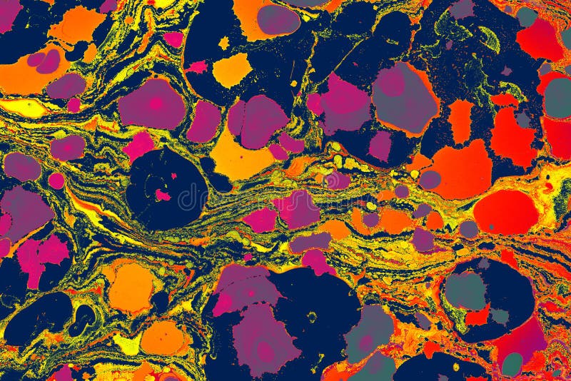 Abstract Colorful Flow Art Painting Pattern Background Stock Image ...