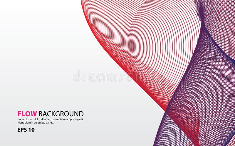 Abstract Colorful Flow Geometric Background Vector . Minimal Concept ...