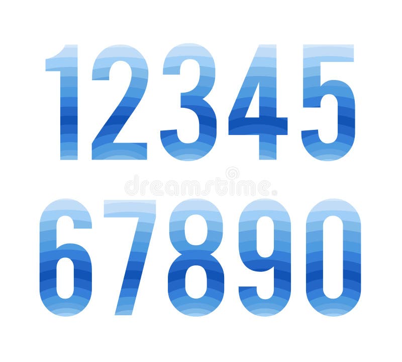 Abstract Colorful Font Number Vector . Graphic Alphabet Stock Vector ... Abstract Colorful Font Number Vector . Graphic Alphabet Stock Vector ...
